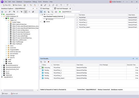 Dbforge Studio For Sql Server Built In Unit Test Feature