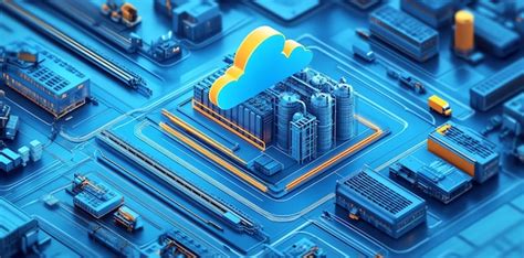 Cloud Computing Data Center With Servers And Network Connections
