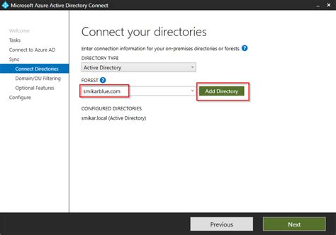 how to sync users from a second domain using ad connect smikar