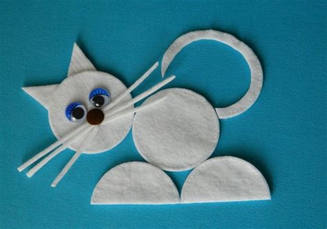 Кот из фетра