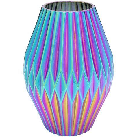 Ваза стеклянная 25х18 см разноцветная Sky купить за 6370 руб в интернет магазине Dg Home