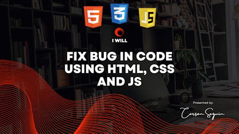Fix Bug In Html And Css By Carsonseguin Fiverr