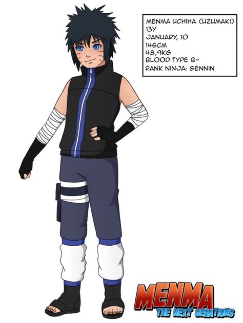 Menma Uchiha Uzumaki Png Personagens De Anime Inspiração De Desenho Personagens