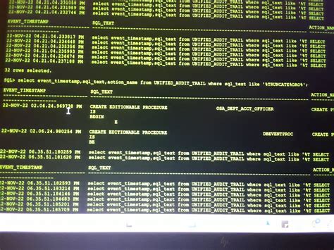Audit Table Truncate Delete Oracle Forums