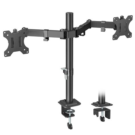 Upgravity Dual Monitor Mount Dual Monitor Stand For Two 17 32 Flat