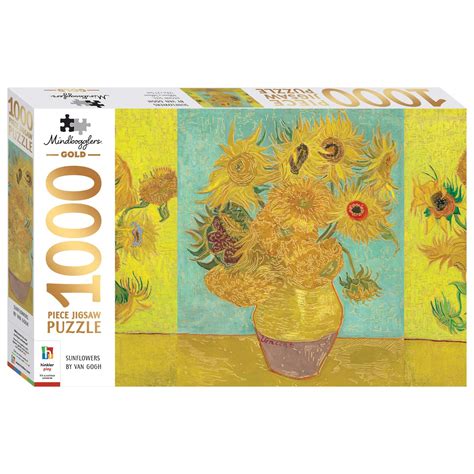 Mindbogglers Gold 1000pce Van Gogh Sunflowers Boox2u