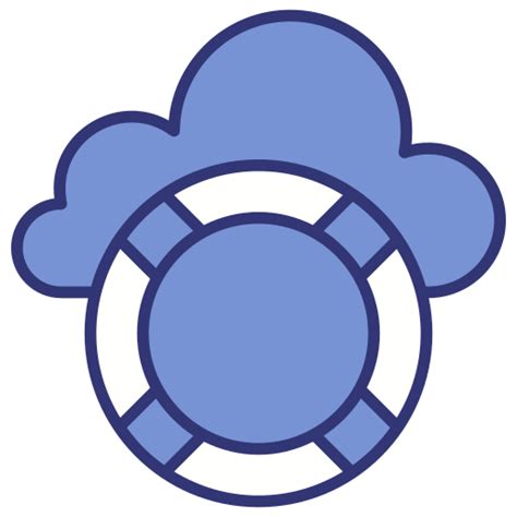 Data Recovery Generic Blue Icon