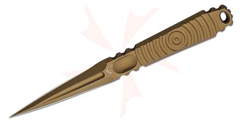Knight Elements Oss Dagger Fixed Blade Knife 3 A2 Bronze Double Edge Dagger Blade And Machined