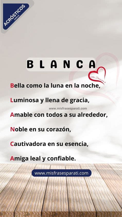 Acrosticos De Nombres