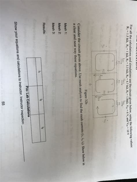 solved consider the circuit above use mesh analysis to find
