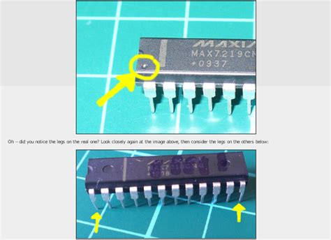 The MAX7219 LED Display Controller Real Or Fake Dangerous Prototypes