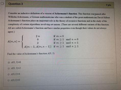 solved question 3 7 pts consider an inductive definition of