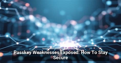 Passkey Weaknesses Exposed How To Stay Secure Corporate Workflow