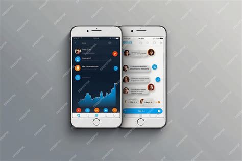 Smartphone And Messenger Ui Template Social Communication And Smartphone And Messenger Ui Template Social Communication And