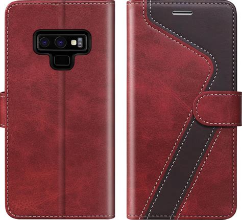 Amazon Com Civicase For Samsung Galaxy Note Wallet Case Rfid Blocking Leather Case Credit