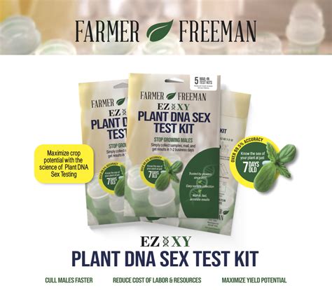 Farmer Freeman Plant DNA Sex Test Kit 10 Pack Seeds Of Love
