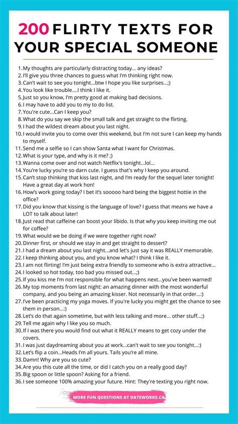 Flirty Texts Cute Messages To Send Him Or Her