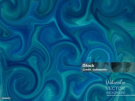 에메랄드 그린 페인트 소용돌이 패턴의 색조 테두리 수채화 획 디자인 요소 에메랄드 그린 컬러 손으로 그린 추상적인 질감 에메랄드