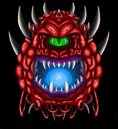 Cacodemon Doom By Lurtork On Deviantart