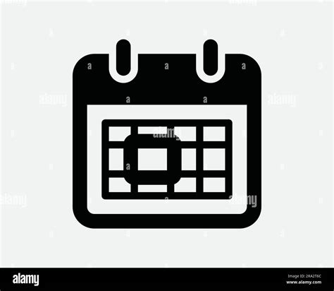 Calendar Deadline Icon Year Month Day Planner Schedule Date Reminder