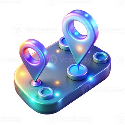 Stunning Creative 3d Colorful Location Pins Illustration Genuine 56474612 Png