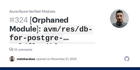 [orphaned module] `avm res db for postgre sql flexible server` · issue