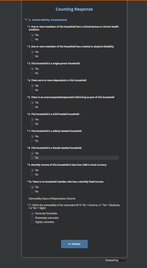 Counting The Number Of Response Of Different Questions Form Building Kobotoolbox Community Forum