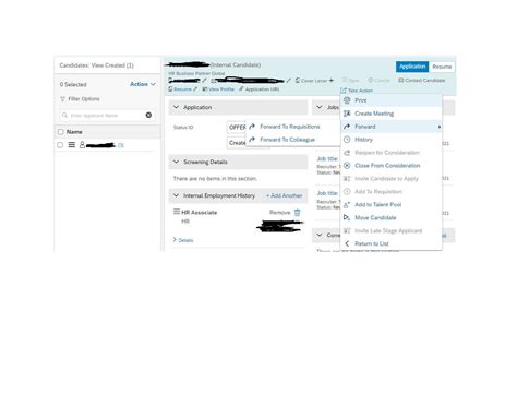 Solved Offer Tab Is Missing On Take Action In Sap Sf Rcm Sap Community