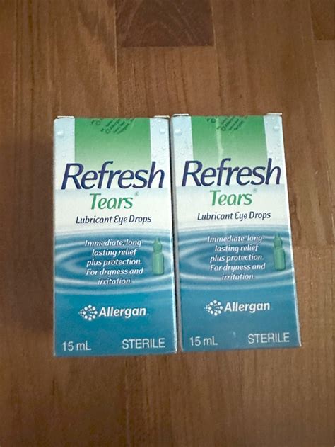 Refresh Tears Eye Drops 15ml 2 Bottles Expiry 8/2/2024 , Beauty ...