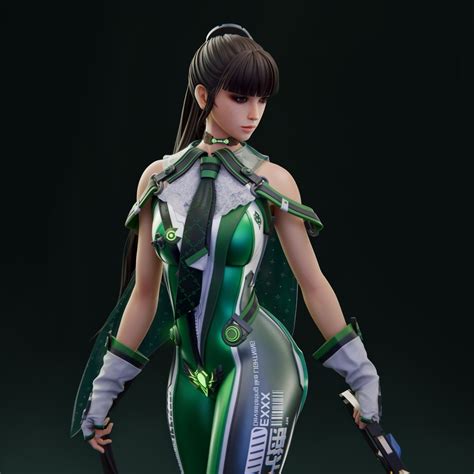 Eve Stellar Blade Fanartunpainted Or Fully Painted Sculpture Adult