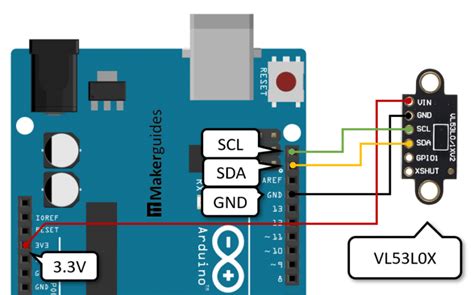 VL L X TOF C Distance Sensor With Arduino