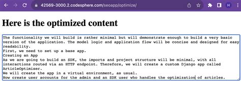 Build Your Own Content Optimizer With Django