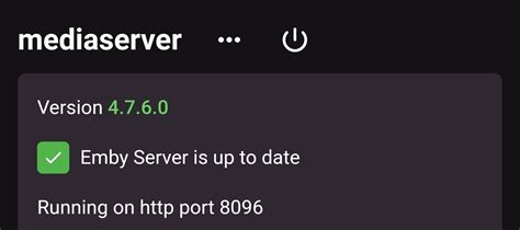 This Emby Server Needs To Be Upgraded But It Is Up To Date Why Android Emby Community
