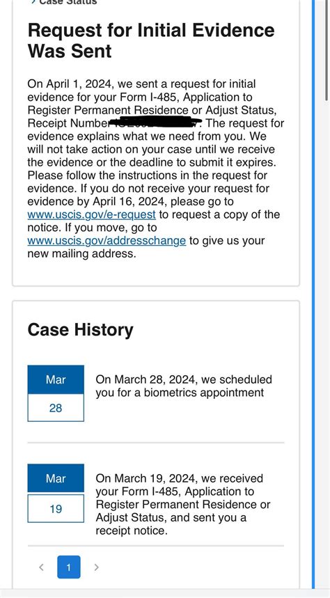 I 485 Requested Evidence Ruscis
