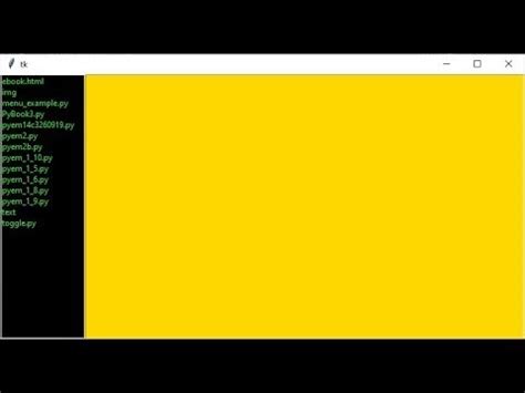 Tkinter How To Hide And Show Frame