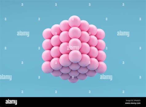 team teamwork unity and collaboration pink spheres forming a