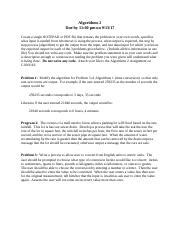 Algorithm Pdf Algorithms Due By Pm On Create A