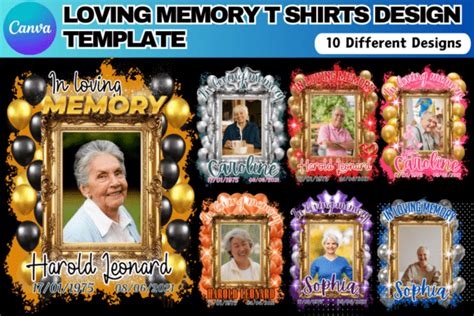 In Loving Memory Design Canva Template Graphic By Design Store · Creative Fabrica