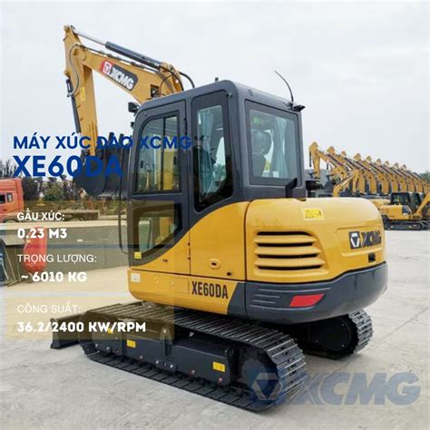 Máy Xúc Đào Xe60da Gầu Xúc 023m3