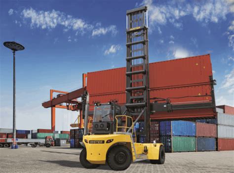 hyster launches new empty container handler container management