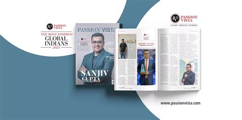 Sanjiv Gupta Passion Vista Magazine