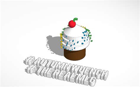 3d Design Shout Out To Autumn Wuench Cupcake Tinkercad
