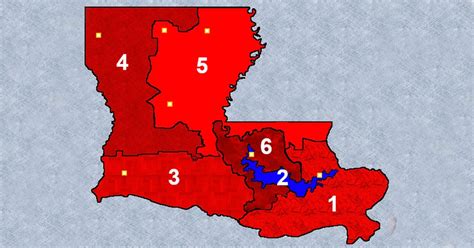Political Map Of Louisiana