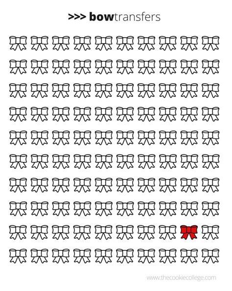 Royal Icing Transfers Pattern