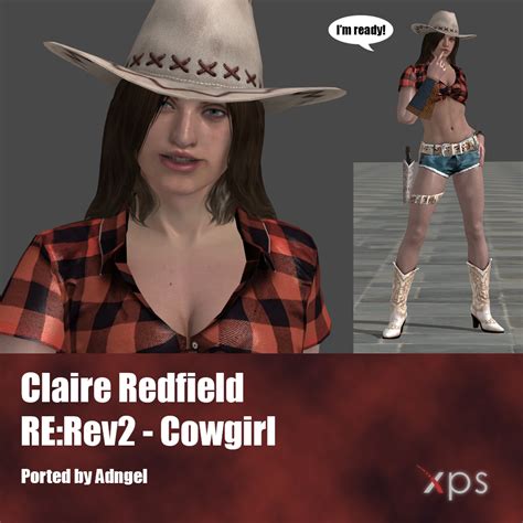 Claire Redfield RE:Rev2 Cowgirl by Adngel on DeviantArt