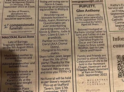 Hilarious Obituary For Year Old Brisbane Man With Three Wives Blows Up Online News Com Au