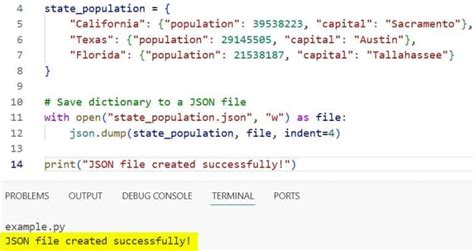 Convert A Nested Dictionary To Json In Python