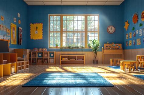 Empty Daycare Classroom Exploring Generative Ais Role In Future Educational Environments