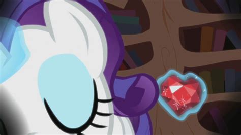 Image Flashback Rarity Leans In To Kiss Spikes Cheek S2e10png My