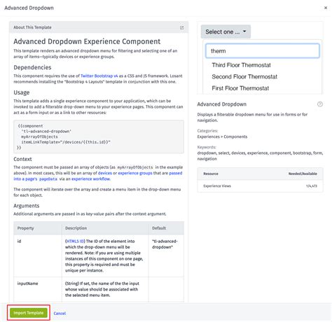 How To Use The Template Library Losant Documentation